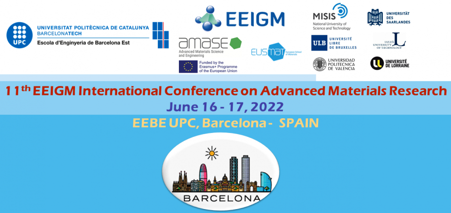 11th EEIGM International Conference on Advanced Materials Research ...
